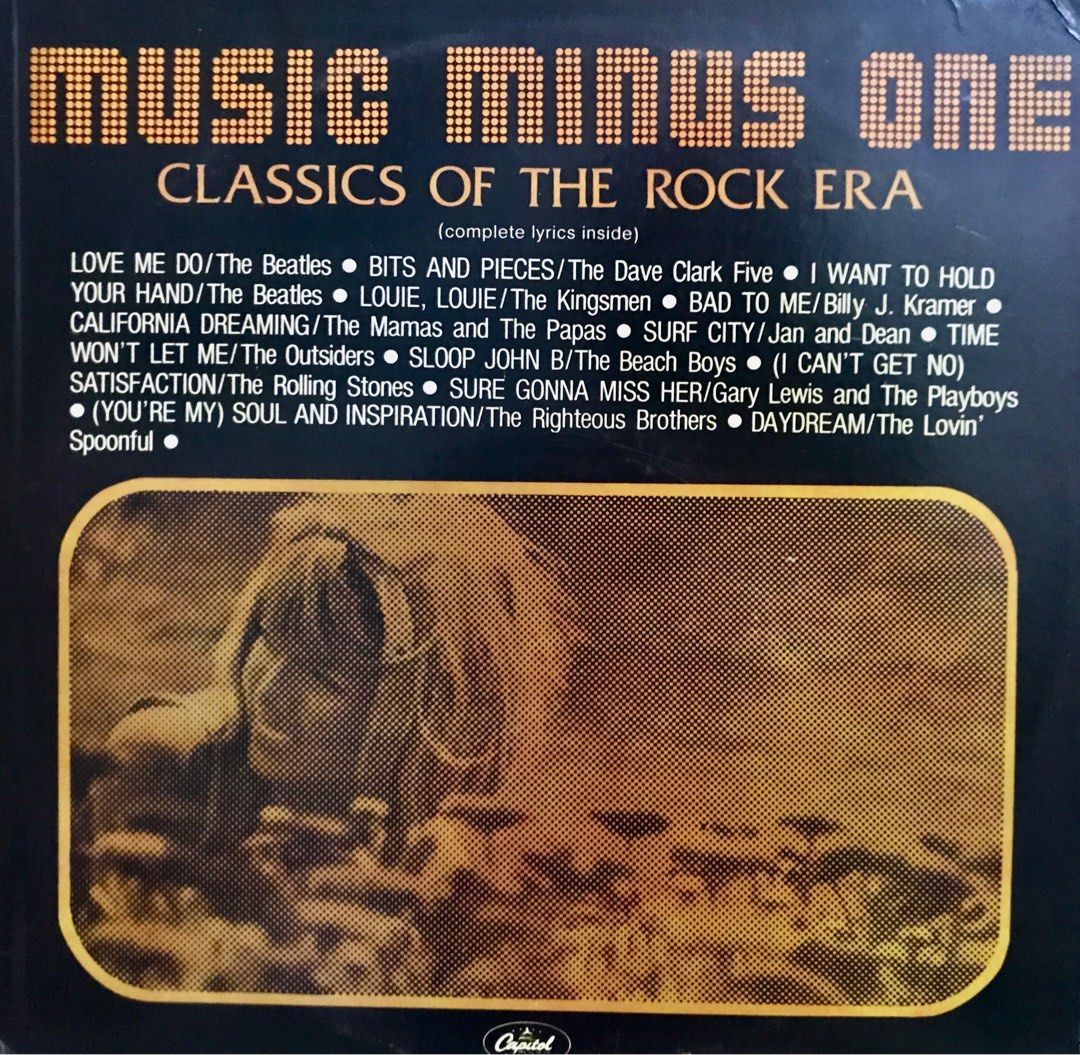 POP ROCK HITS OF THE SIXTIES MUSIC MINUS ONE LP CLASSICS FROM THE ROCK ...