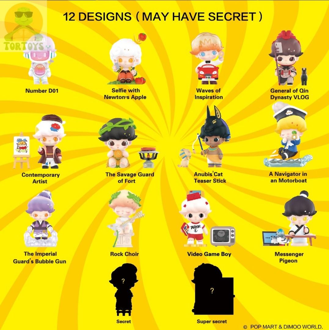 POPMART | Dimoo: Time Roaming, Hobbies & Toys, Toys & Games on Carousell