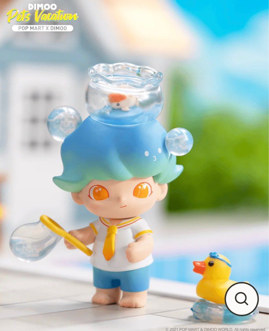 Popmart Dimoo Pets Vacation - Bubble Sailor, Hobbies & Toys, Toys ...