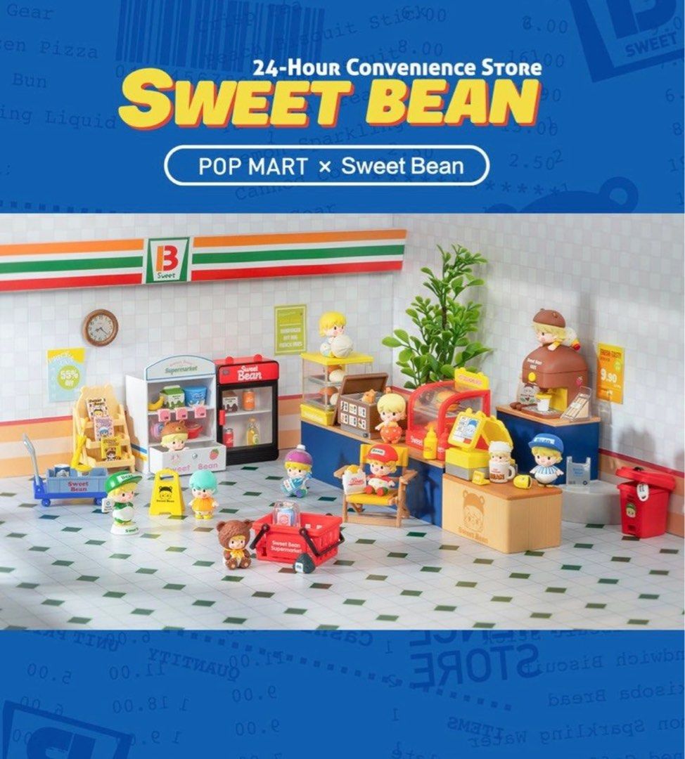 popmart sweet bean convenience store, Hobbies & Toys, Toys & Games on ...