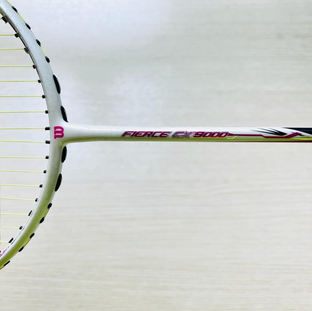 Pristine Condition Wilson Fierce CX9000J Cherry Blossom 5U G5 Badminton ...