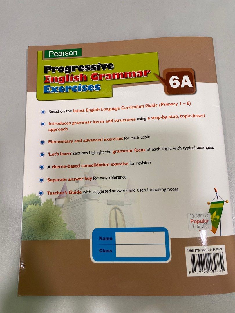 Progressive English Grammar Exercise Pearson, 興趣及遊戲, 書本 & 文具, 書本及雜誌 ...