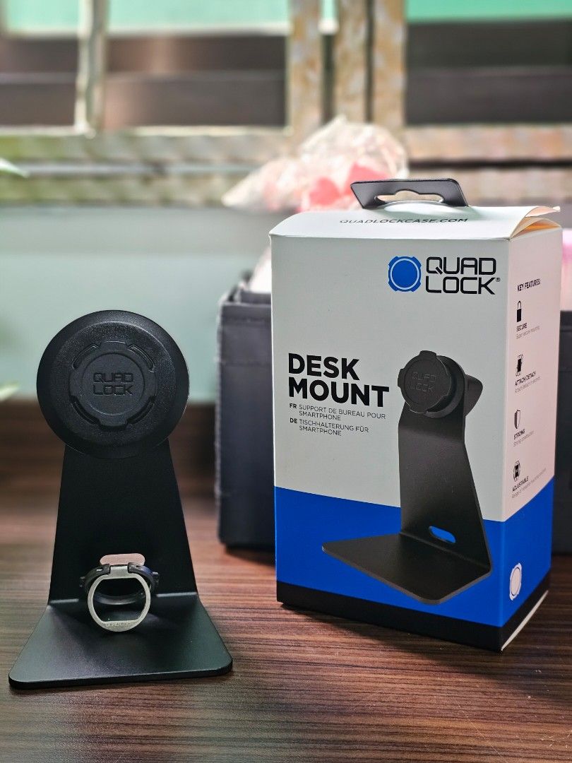 Quad Lock: Desk Mount / Phone Ring / Out Front Mount, Mobile Phones ...