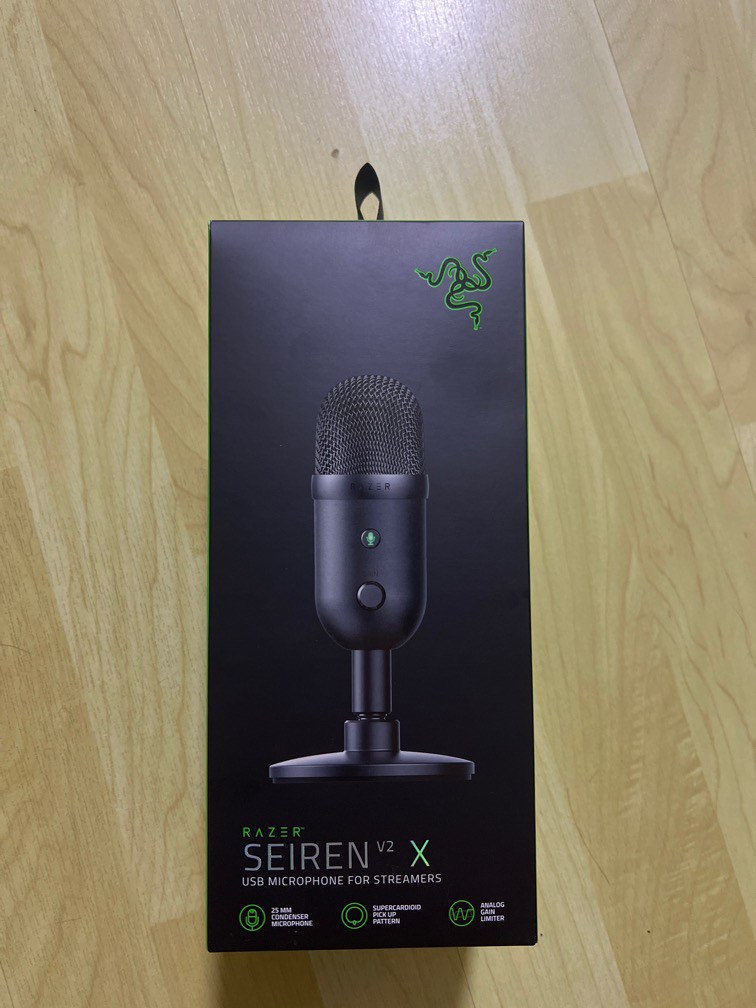 BNIB - Razer Seiren V2 X USB Microphone, Audio, Microphones on Carousell