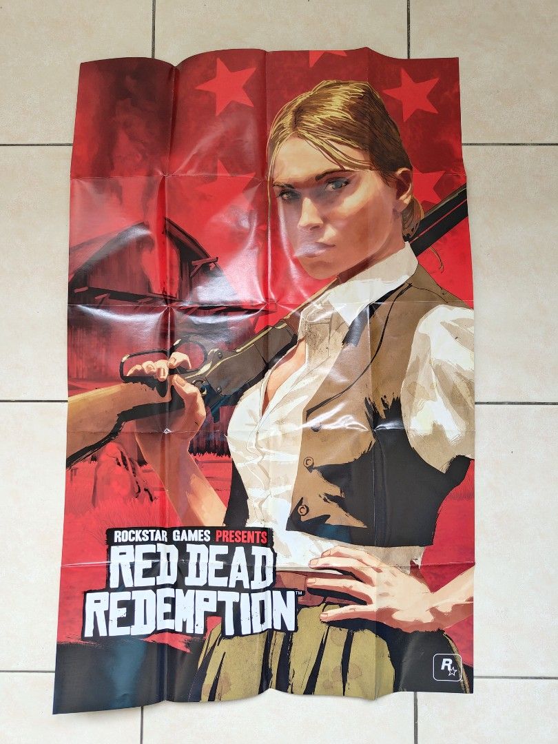Read Dead Redemption 1 Double Sided Poster, Furniture & Home Living ...