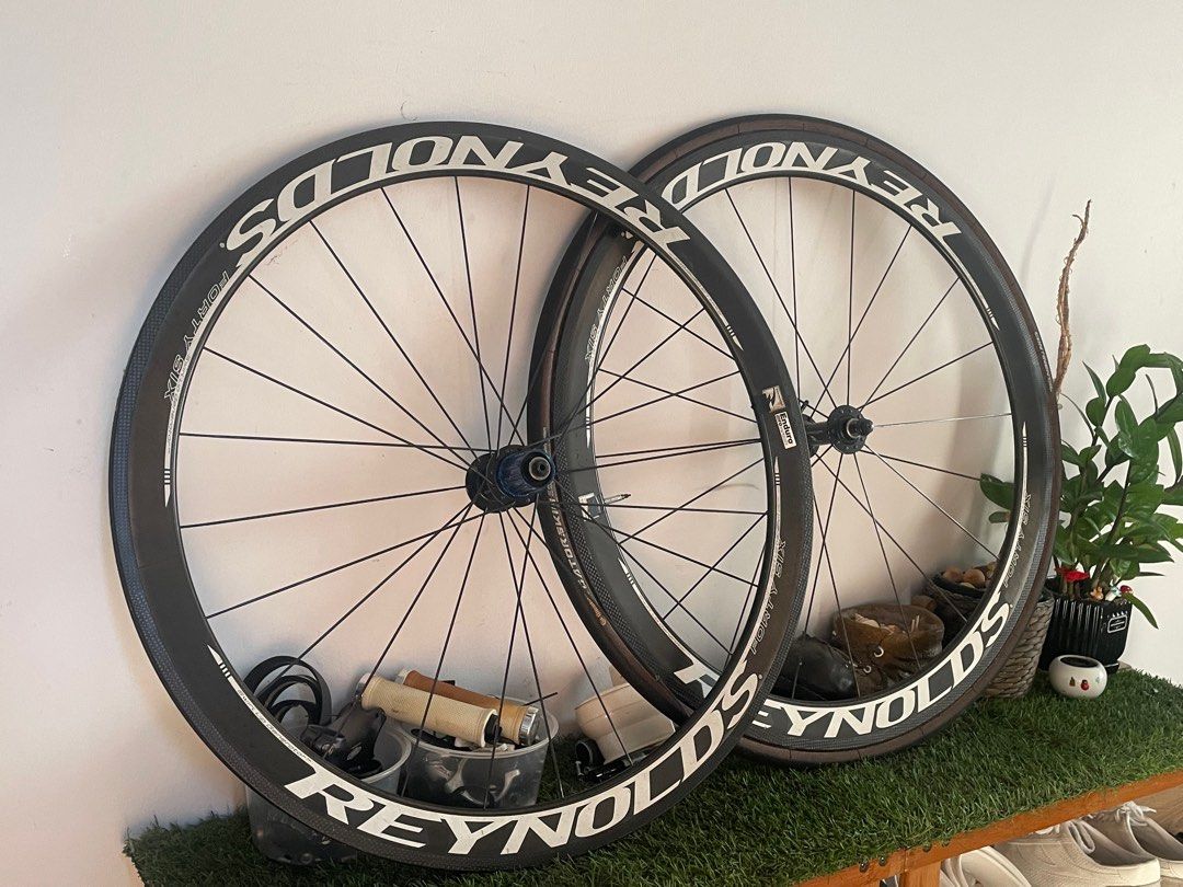 Reynolds 46 forty six aero carbon wheelset road bike 11 speed, Sports ...