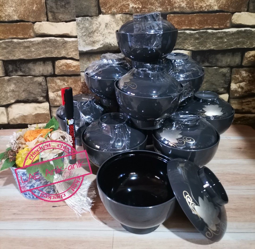 Rice/Soup Bento Bowls with Lid (SOLD PER PC, 2s, 5s or take all ...