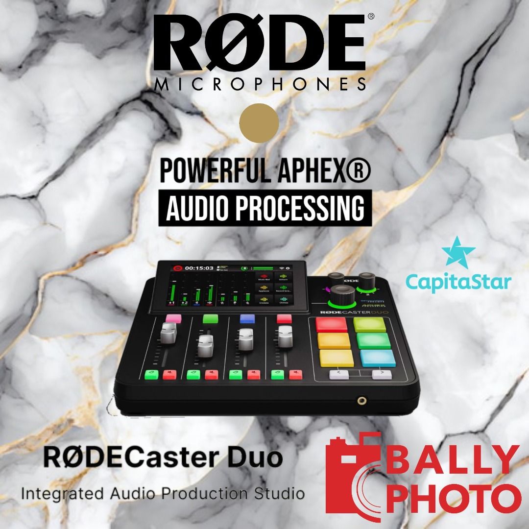 RODE RODECaster Duo Integrated Audio Production Studio, Photography ...