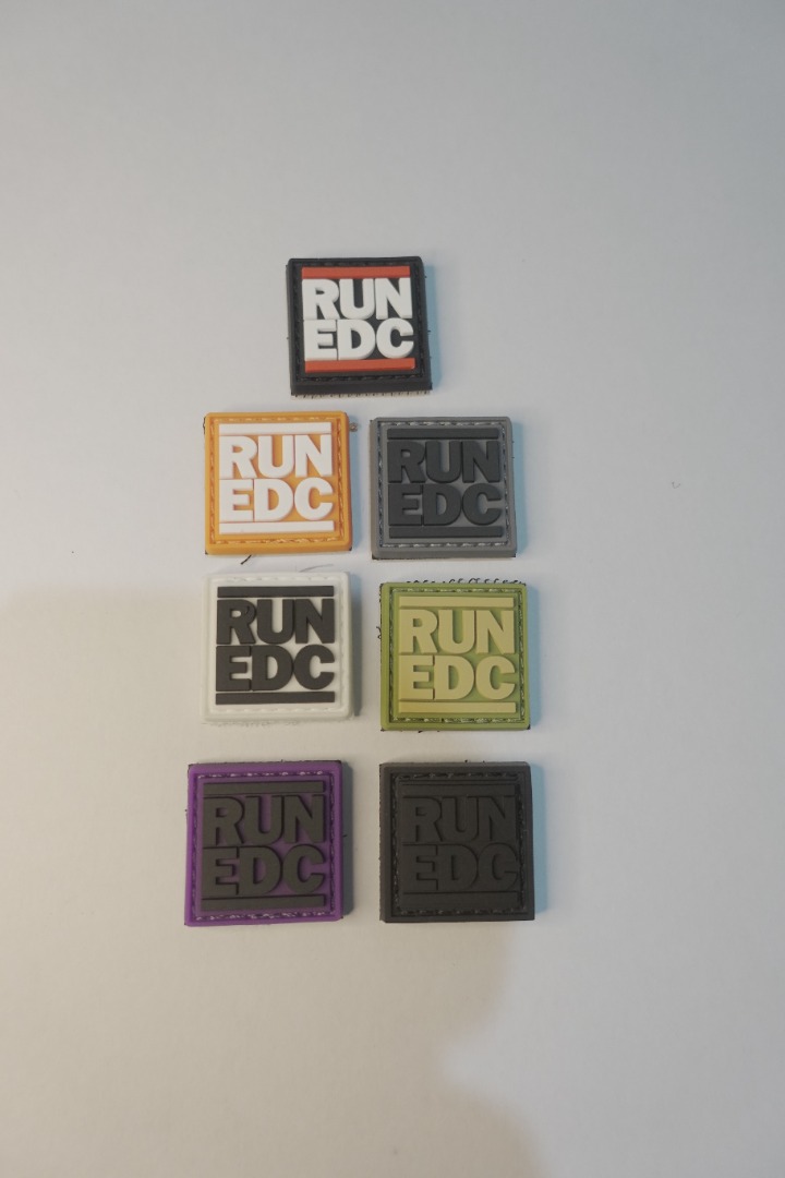 RUN EDC RE Patch Set, Hobbies & Toys, Memorabilia & Collectibles ...