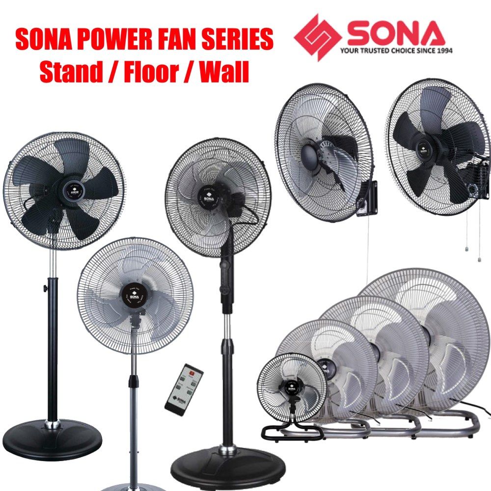 (SALE!) Sona Industrial Power Fan - Stand, Desk, Floor Fans, Wall fans ...