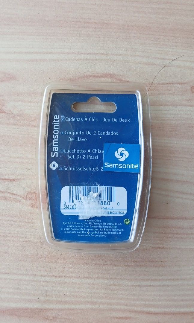 Samsonite key locks, Luxury, Bags & Wallets on Carousell