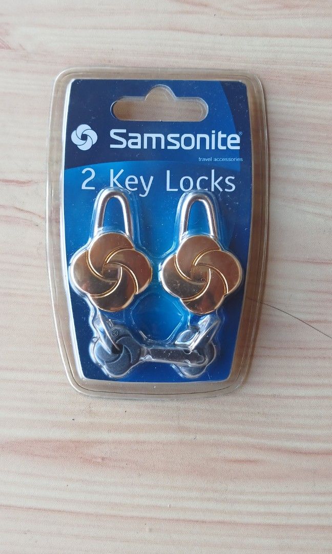 Samsonite key locks, Luxury, Bags & Wallets on Carousell