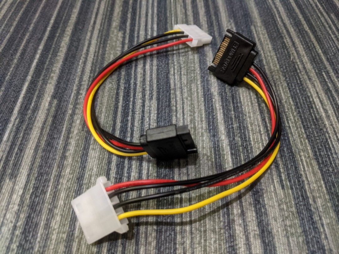 SATA to IDE Power Cable, Computers & Tech, Parts & Accessories, Cables ...