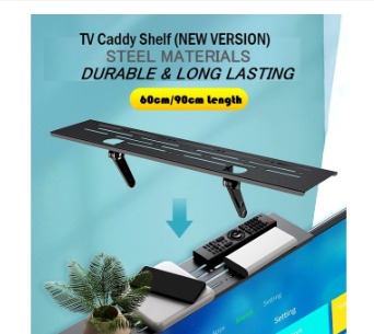 SCREEN CADDY TV TOP SHELF STORAGE MONITOR MOUNT ROUTER RACK PLASTIC ...