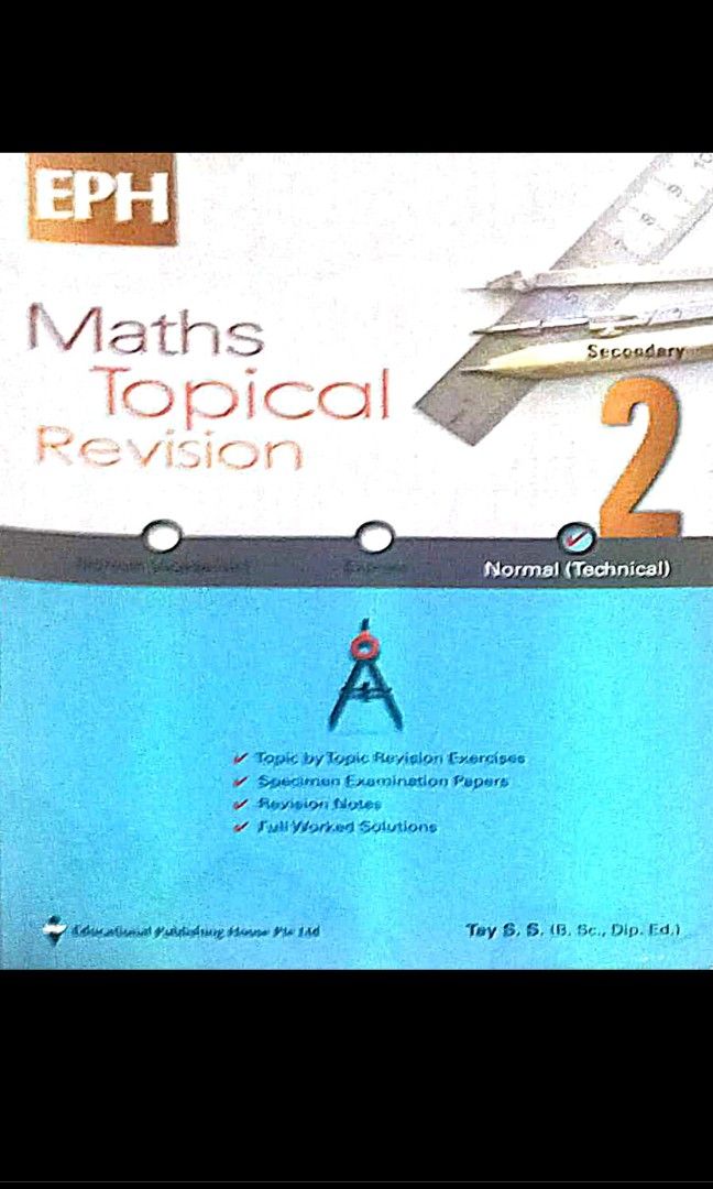 Secondary 2 normal technical mathematics, Hobbies & Toys, Books & Magazines, Assessment Books on ...