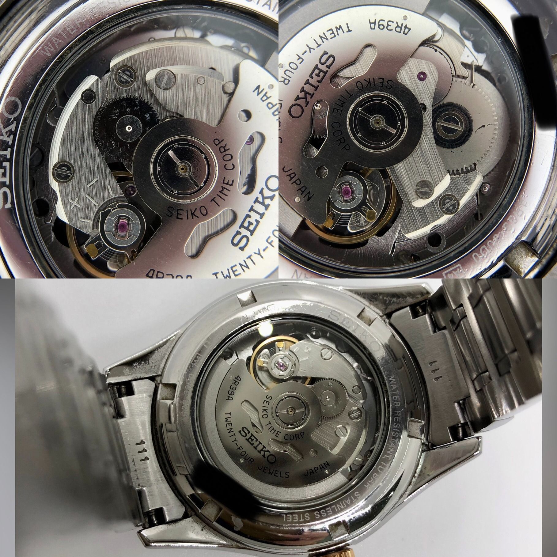 SEIKO 4R39-00D0 BLACK DIAL PRESAGE WATCH ONLY AUTOMATIC MEN'S WATCH ...