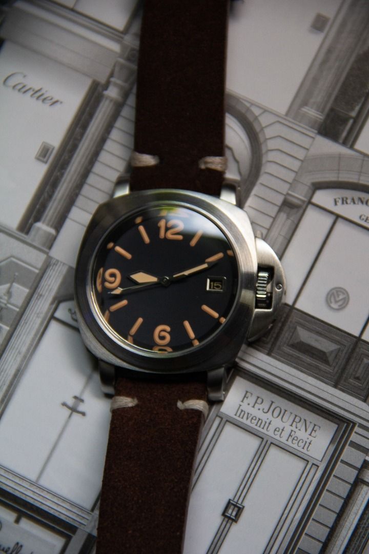Seiko Mod Panerai Quaranta Mod 40mm, Luxury, Watches on Carousell