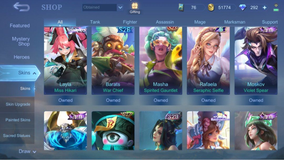 Selling mlbb account, Video Gaming, Gaming Accessories, In-Game ...