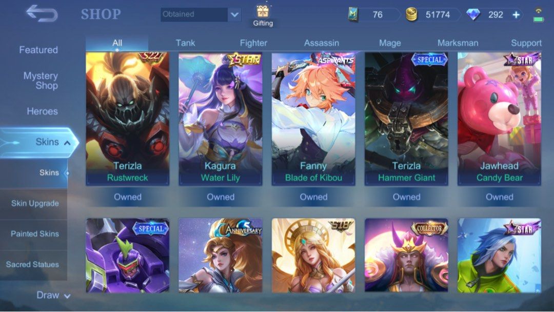 Selling mlbb account, Video Gaming, Gaming Accessories, In-Game ...