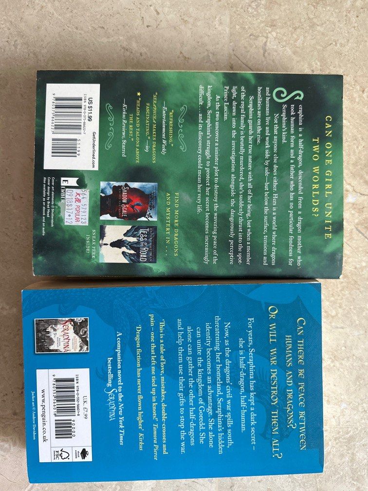 Seraphina and Shadow Scale (2 books in the series), Hobbies & Toys ...
