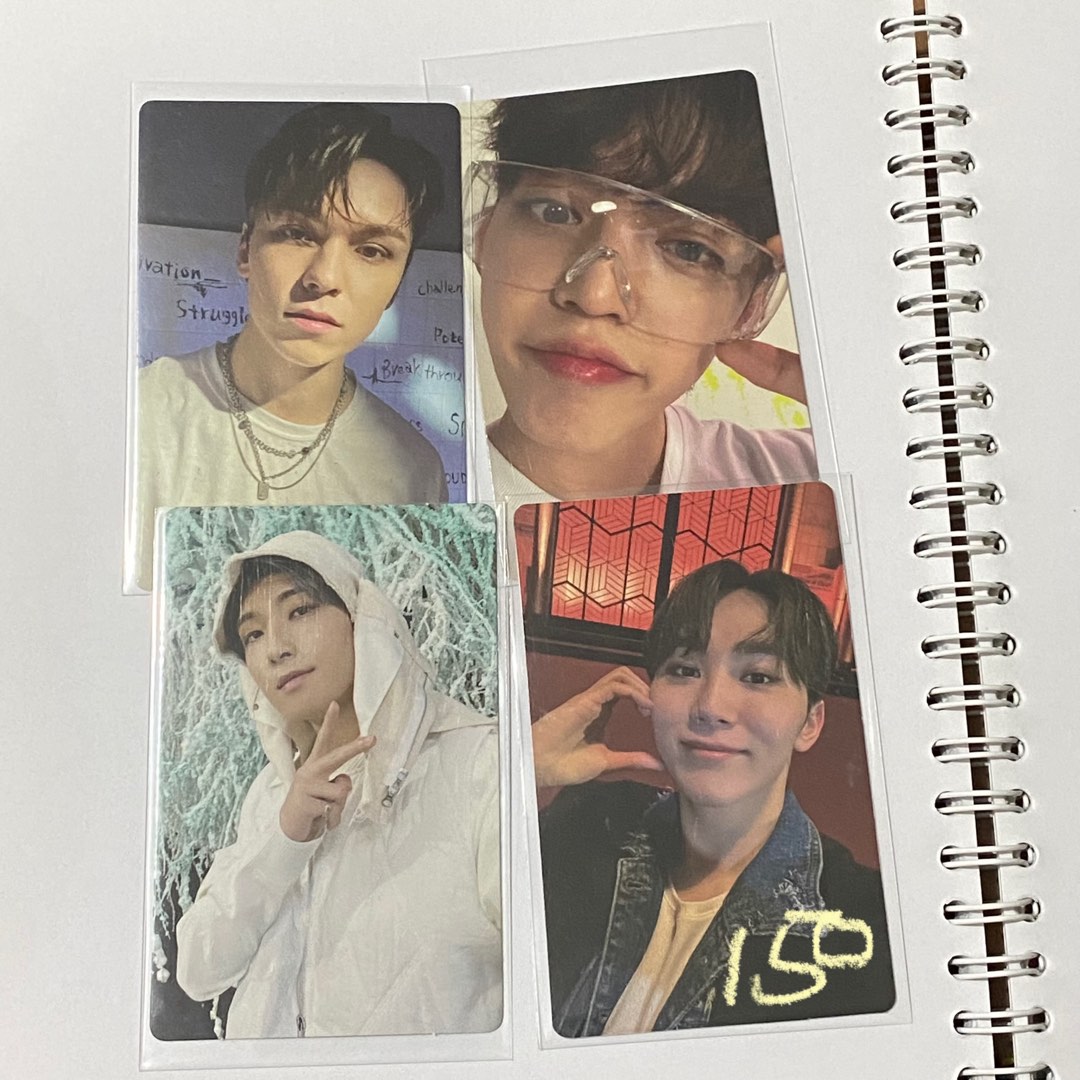 SEVENTEEN PHOTOCARDS - Wonwoo, Hoshi, Woozi, Scoups, Seungkwan, Vernon, Dino, Hobbies & Toys ...