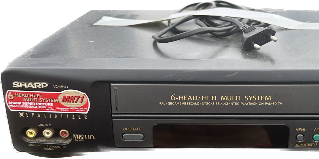 Sharp VHS recorder, Audio, Other Audio Equipment on Carousell