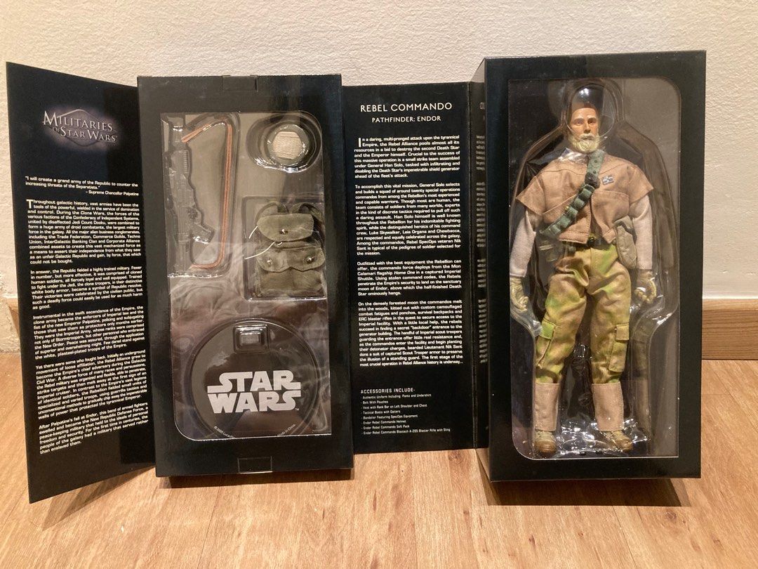 Sideshow 12” Star Wars Rebel Endor Commando Pathfinder, Hobbies & Toys ...