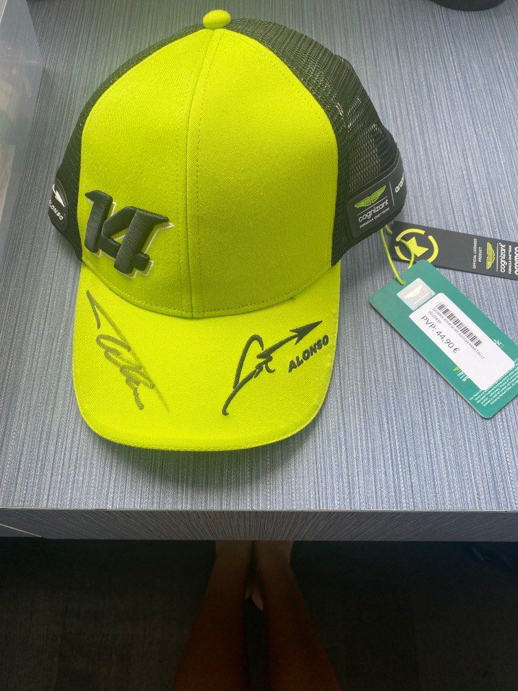Signed hat by Fernando Alonso, Men's Fashion, Watches & Accessories ...