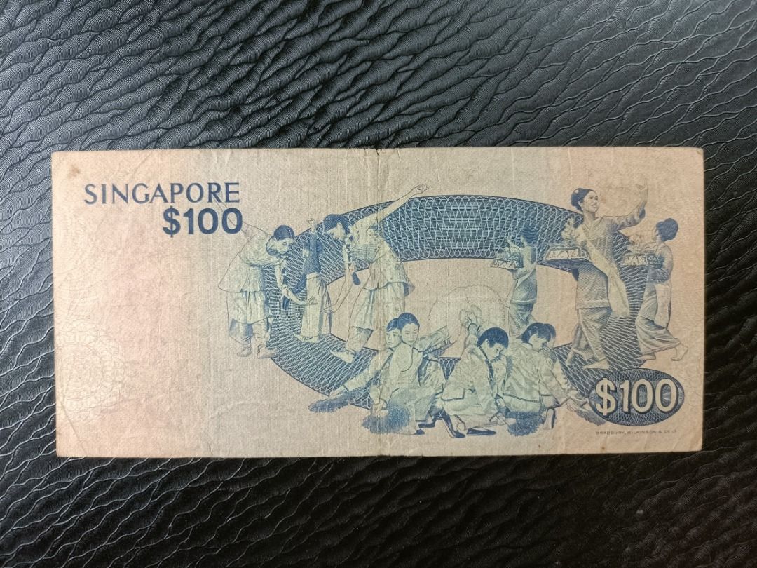 Singapore $100 Old Note(A/20 200144) Bird series, Hobbies & Toys ...