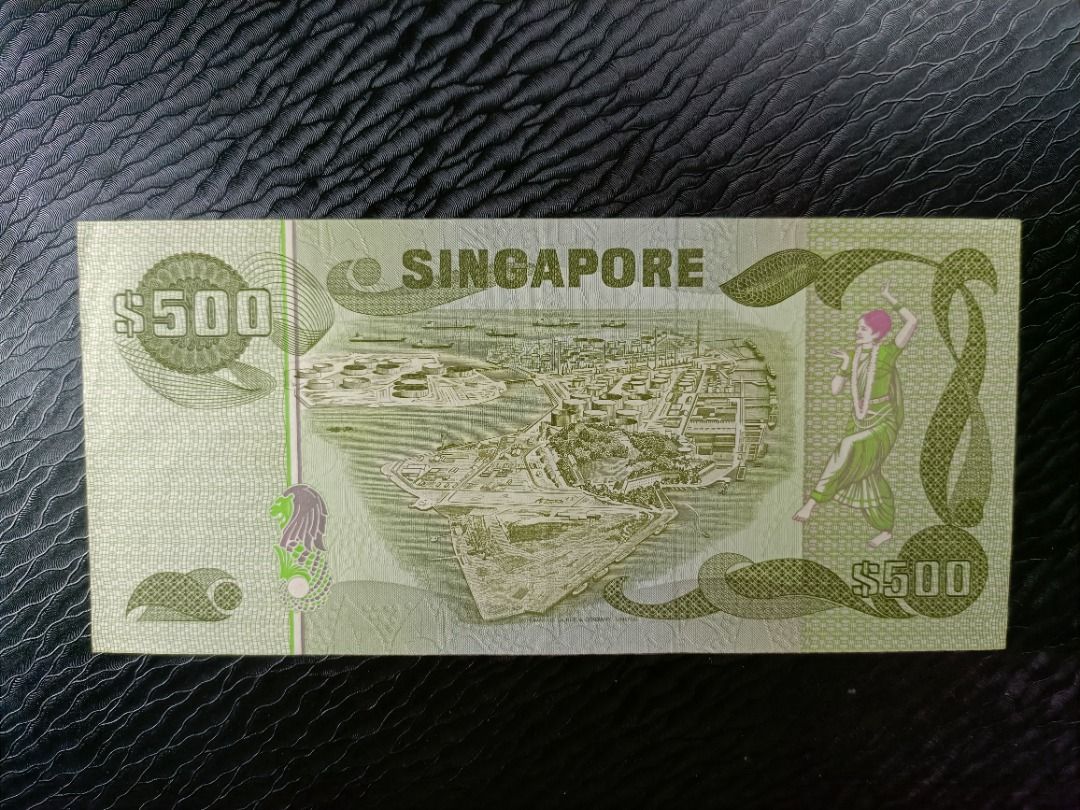 Singapore $500 Old Note(A/4 938796) Bird series, Hobbies & Toys ...