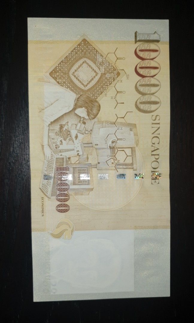 Singapore collectable $10,000 new note, Hobbies & Toys, Memorabilia ...