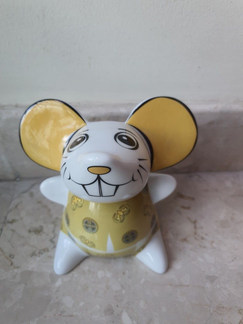 Singapore mint mouse year porcelain piggy bank, Hobbies & Toys ...