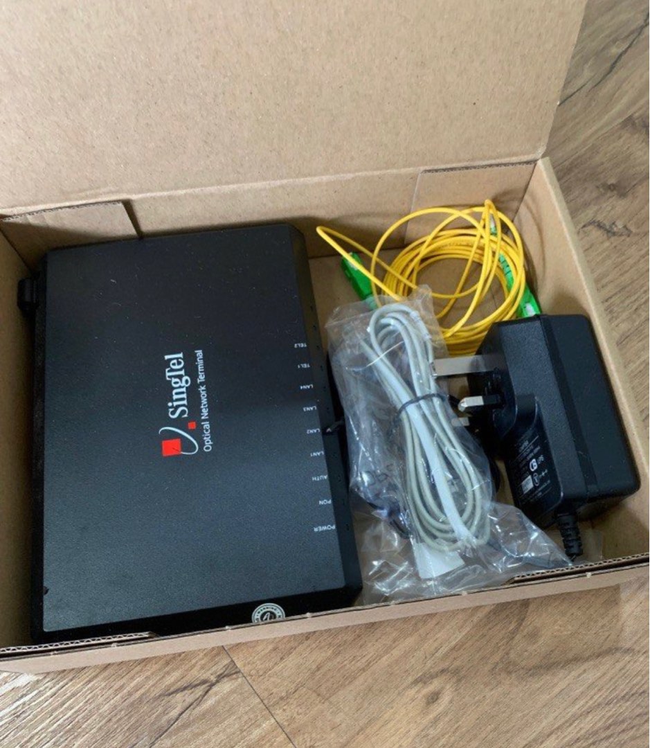 Singtel Network Optical Router, Computers & Tech, Parts & Accessories ...