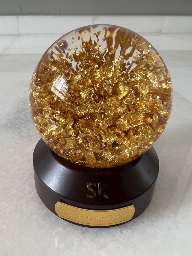 SK -Gold Crystal Ball, Furniture & Home Living, Home Decor, Other Home ...