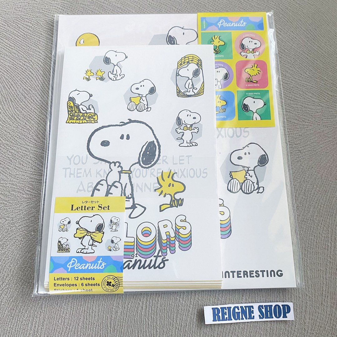 SNOOPY LETTER SET, Hobbies & Toys, Stationary & Craft, Stationery ...