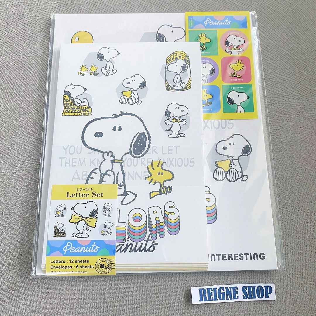 SNOOPY LETTER SET, Hobbies & Toys, Stationary & Craft, Stationery ...