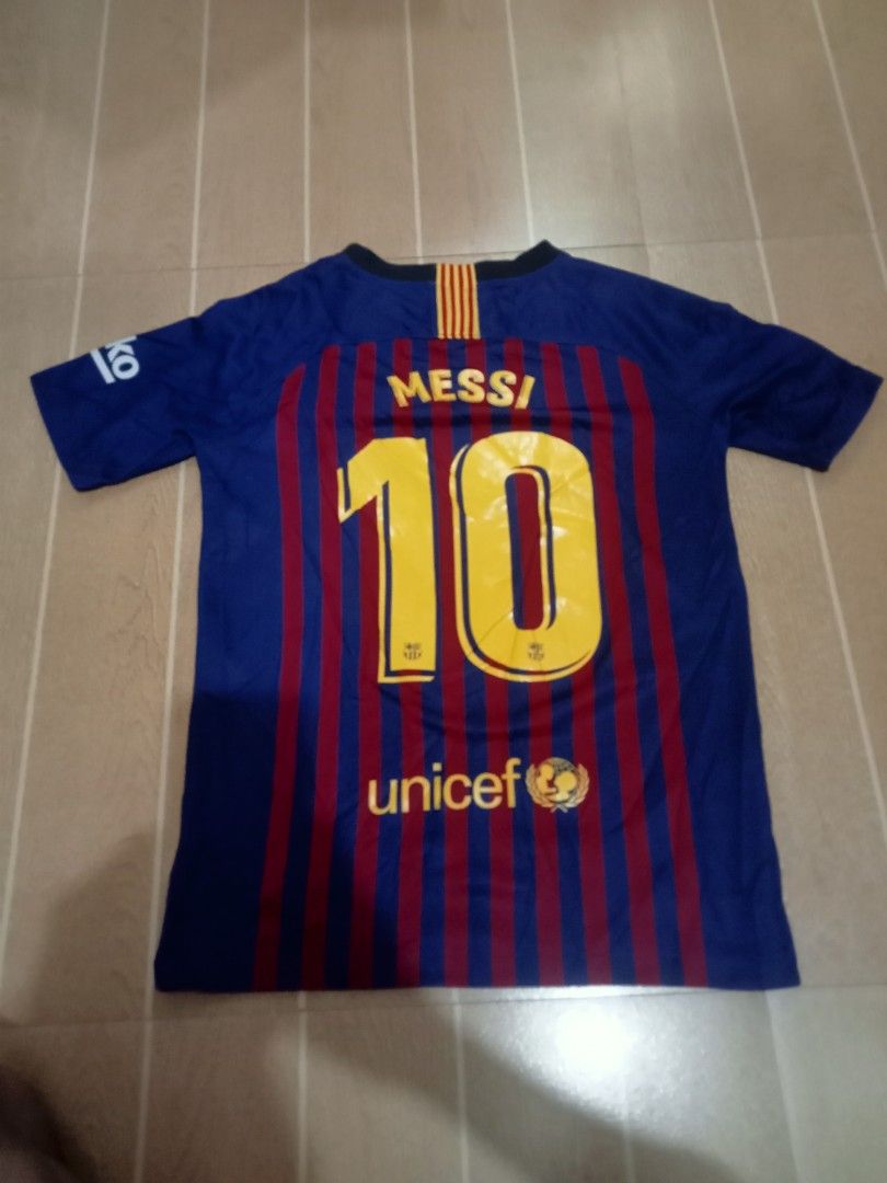 Soccer Jersey Rakuten (Messi), Women's Fashion, Activewear on Carousell