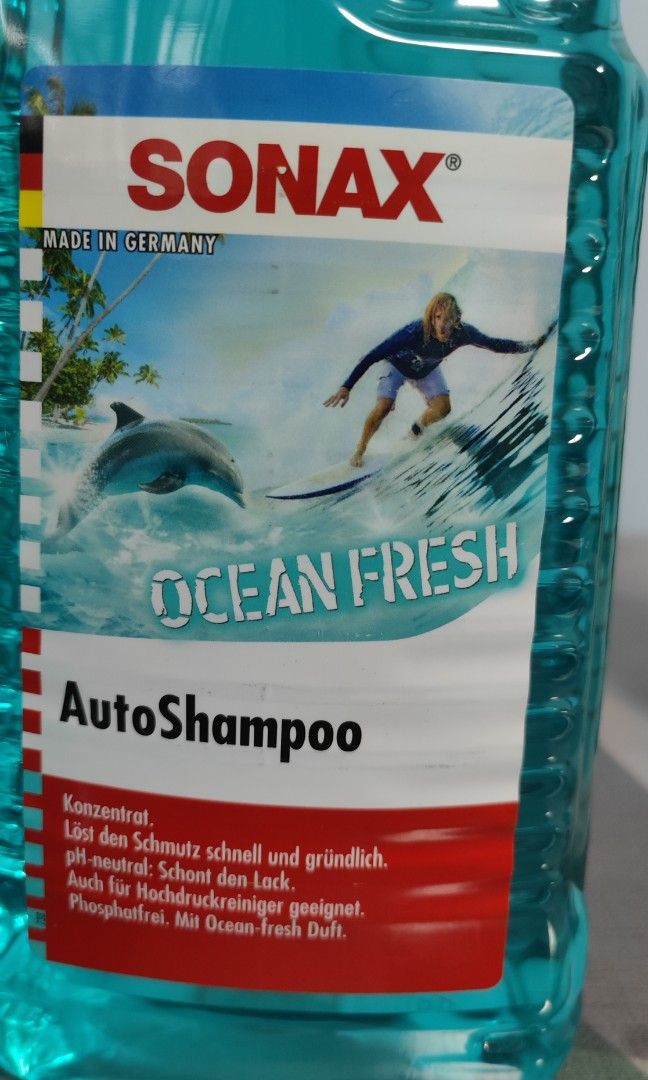 Sonax Car Shampoo Ocean Fresh concentrate 2 Litres 2L 2 L litre liter ...