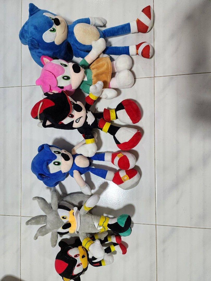Sonic Soft Toys, Hobbies & Toys, Toys & Games on Carousell