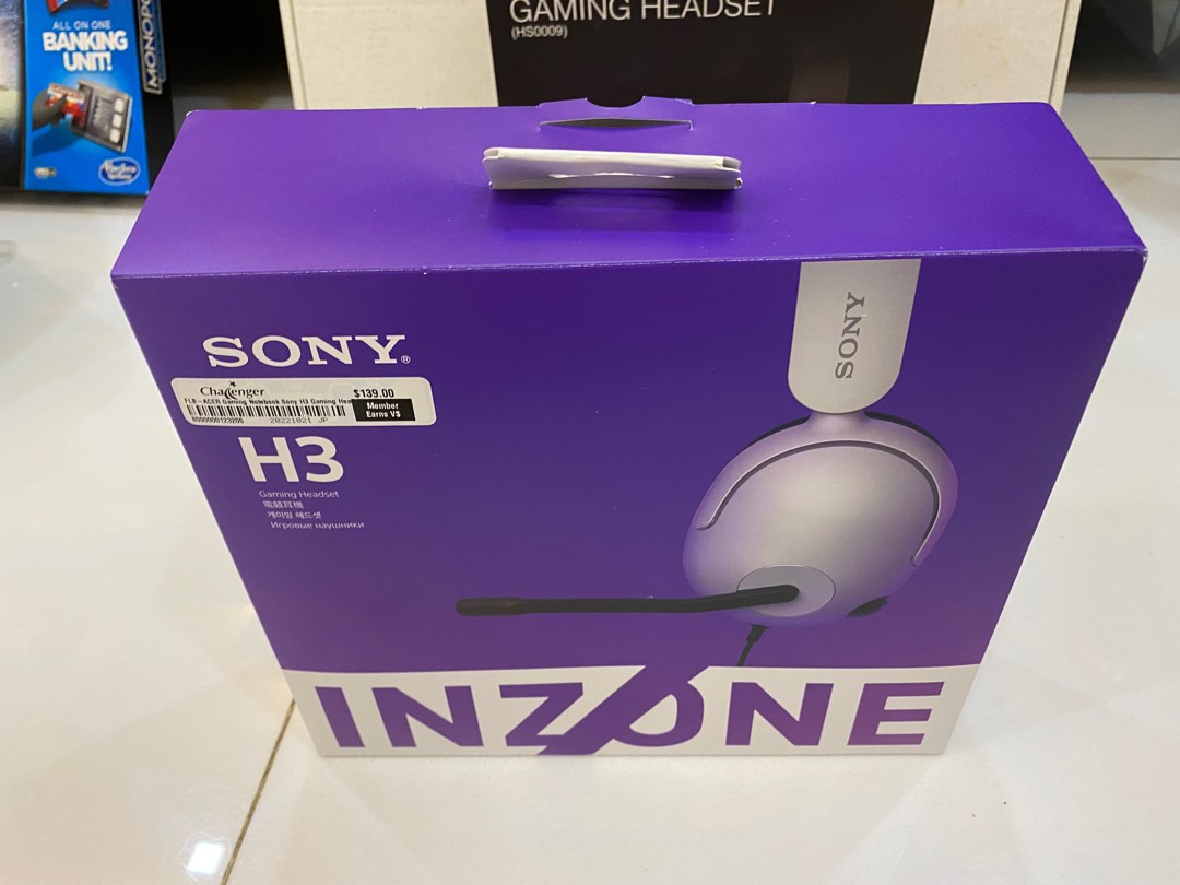 Sony Inzone H3 wired gaming headset, Audio, Headphones & Headsets on ...
