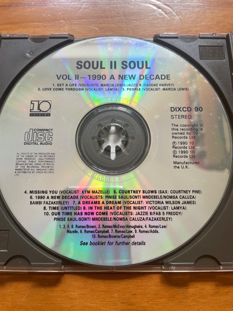 Soul II Soul 1990 A New Decade CD, Hobbies & Toys, Music & Media, CDs ...