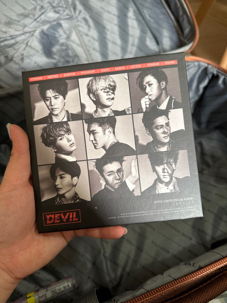 Super Junior Devil album, Hobbies & Toys, Music & Media, CDs & DVDs on Carousell