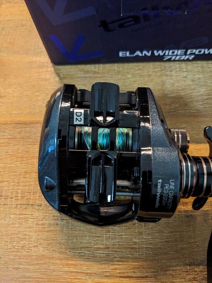 Tailwalk ELAN WIDE POWER 2 71BR / Bait casting reel / Jigging / Boat fishing / Bottom fishing ...