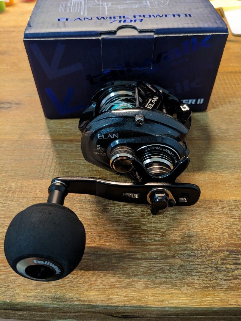 Tailwalk ELAN WIDE POWER 2 71BR / Bait casting reel / Jigging / Boat fishing / Bottom fishing ...