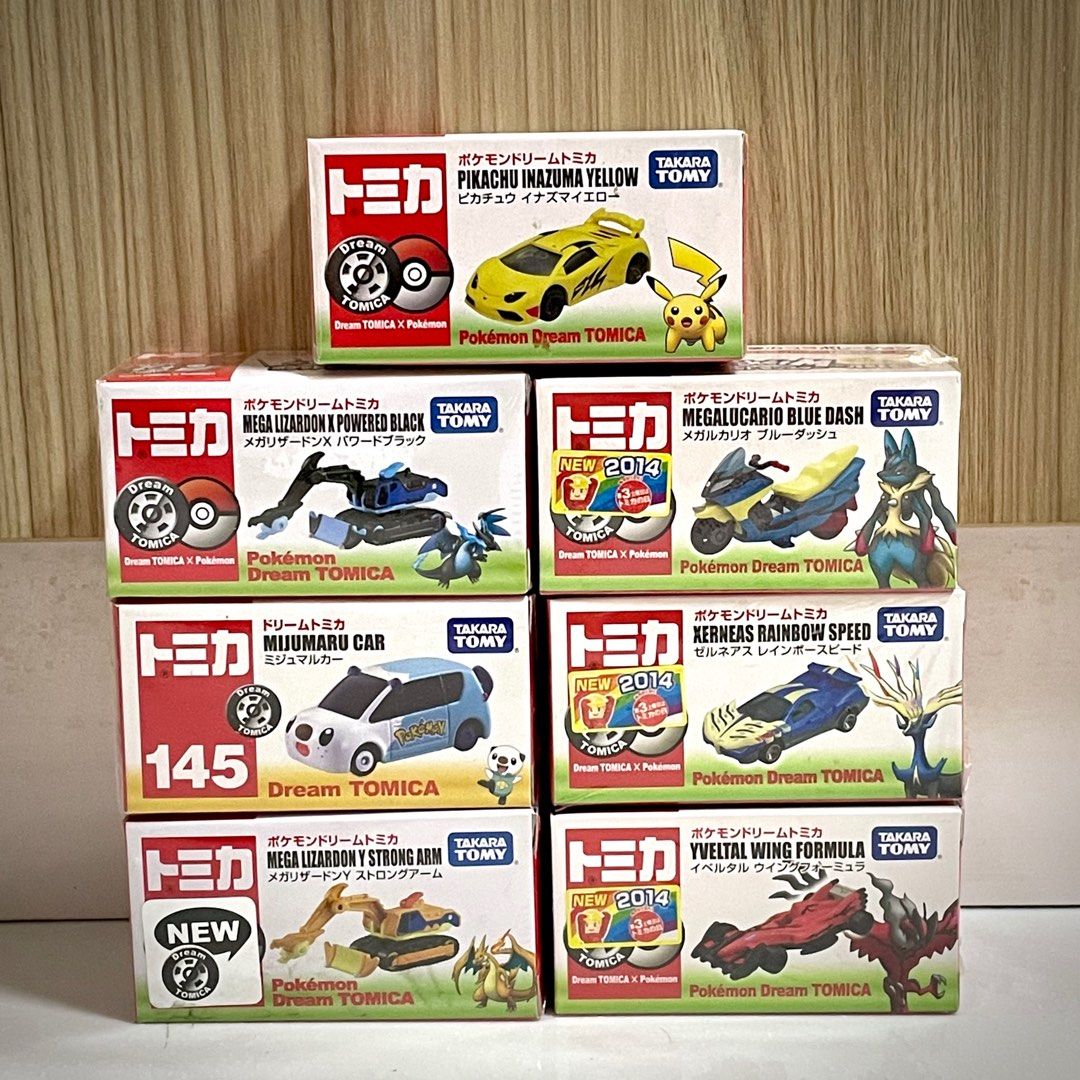 Takara Tomy Dream Tomica Pokemon Pikachu Inazuma yellow. Xerneas ...