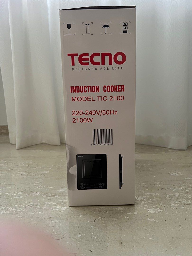 Tecno TIC 2100 Ultra Slim Induction Cooker, TV & Home Appliances ...