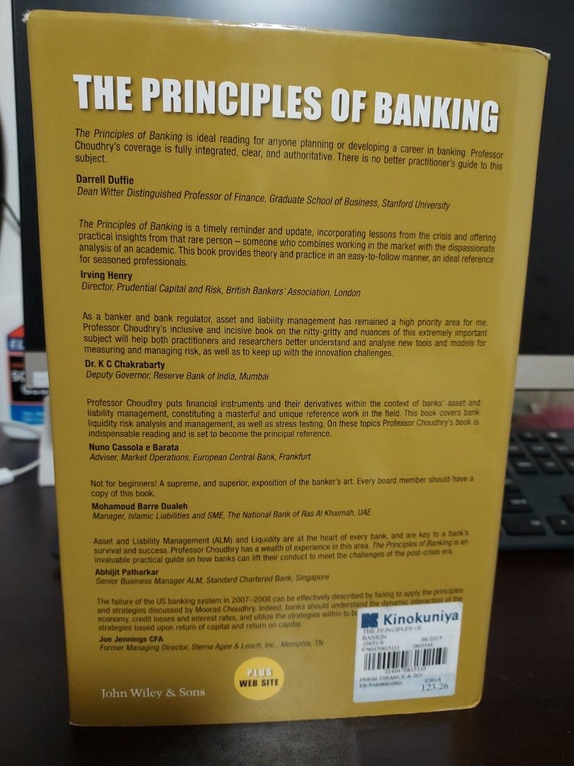 The Principles Of Banking (Hard Cover), Hobbies & Toys, Books ...