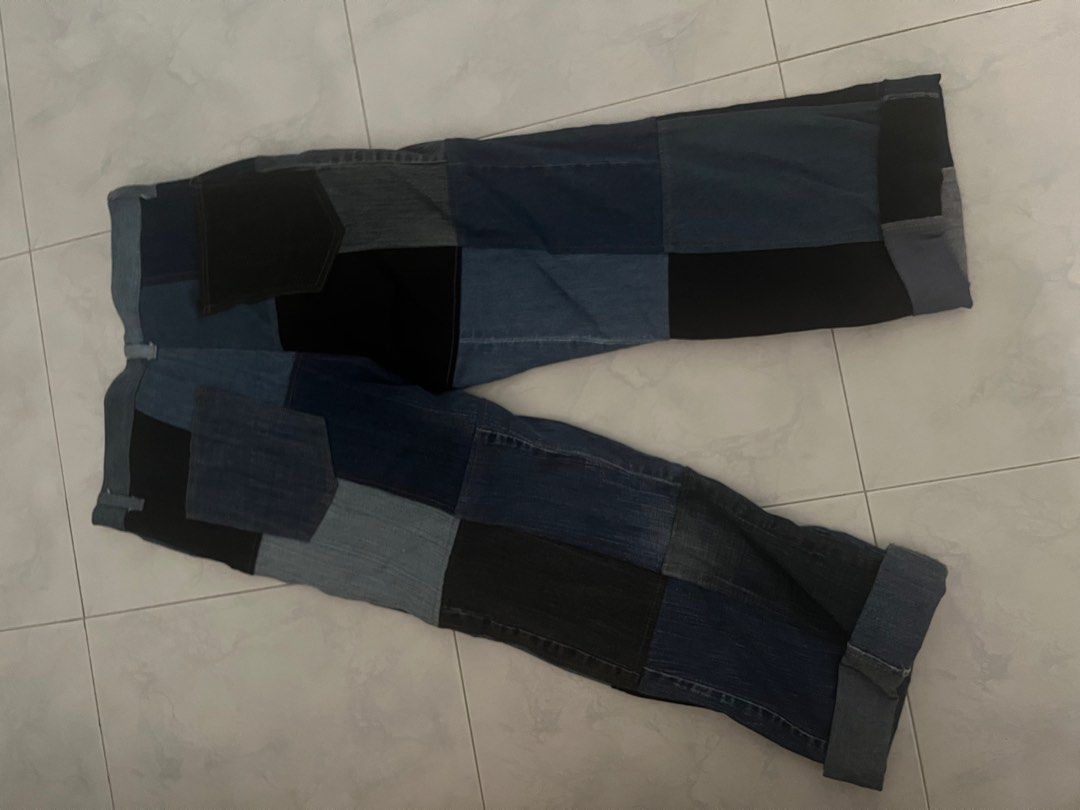 Thrited Boro Jeans, Men's Fashion, Bottoms, Jeans on Carousell