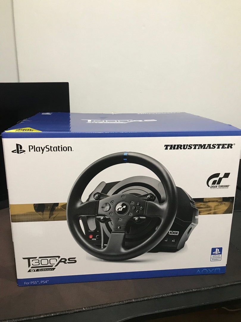 (Full Set) Thrustmaster T300RS GT + T3PA Pedals + come with cockpit + racing car seat F1 ...