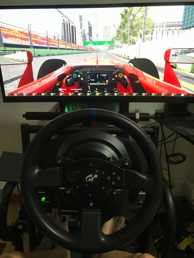(Full Set) Thrustmaster T300RS GT + T3PA Pedals + come with cockpit ...